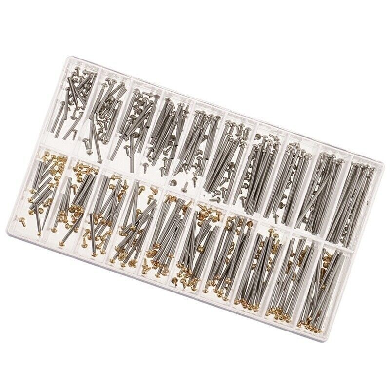 200PCS Watch Strap Screws Watch Strap Band Screws Link Pins Rivet Screw ...