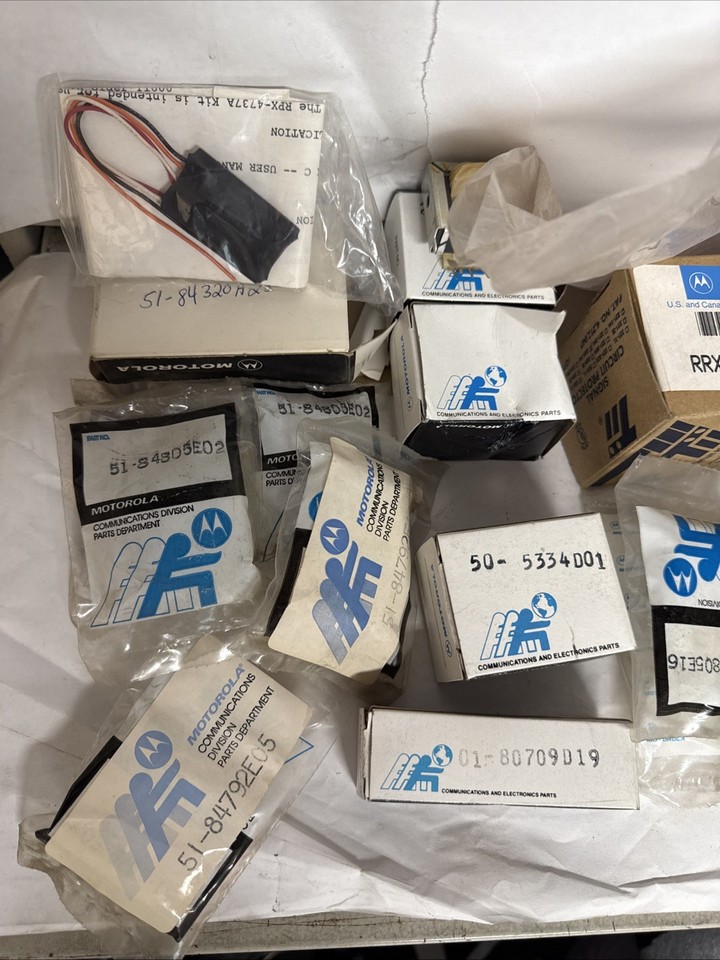 Motorola 2 Way Radio Parts, New Old Stock #2 | eBay