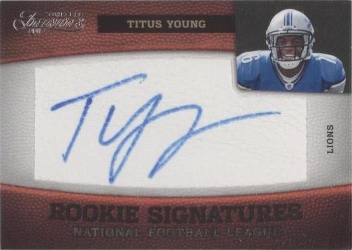 2011 Panini Timeless Treasures - Rookie Signatures Titus Young #216 / ...