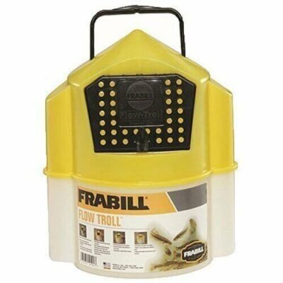 Frabill Flow Troll Bait Container, 6-Quart, Yellow/White | eBay