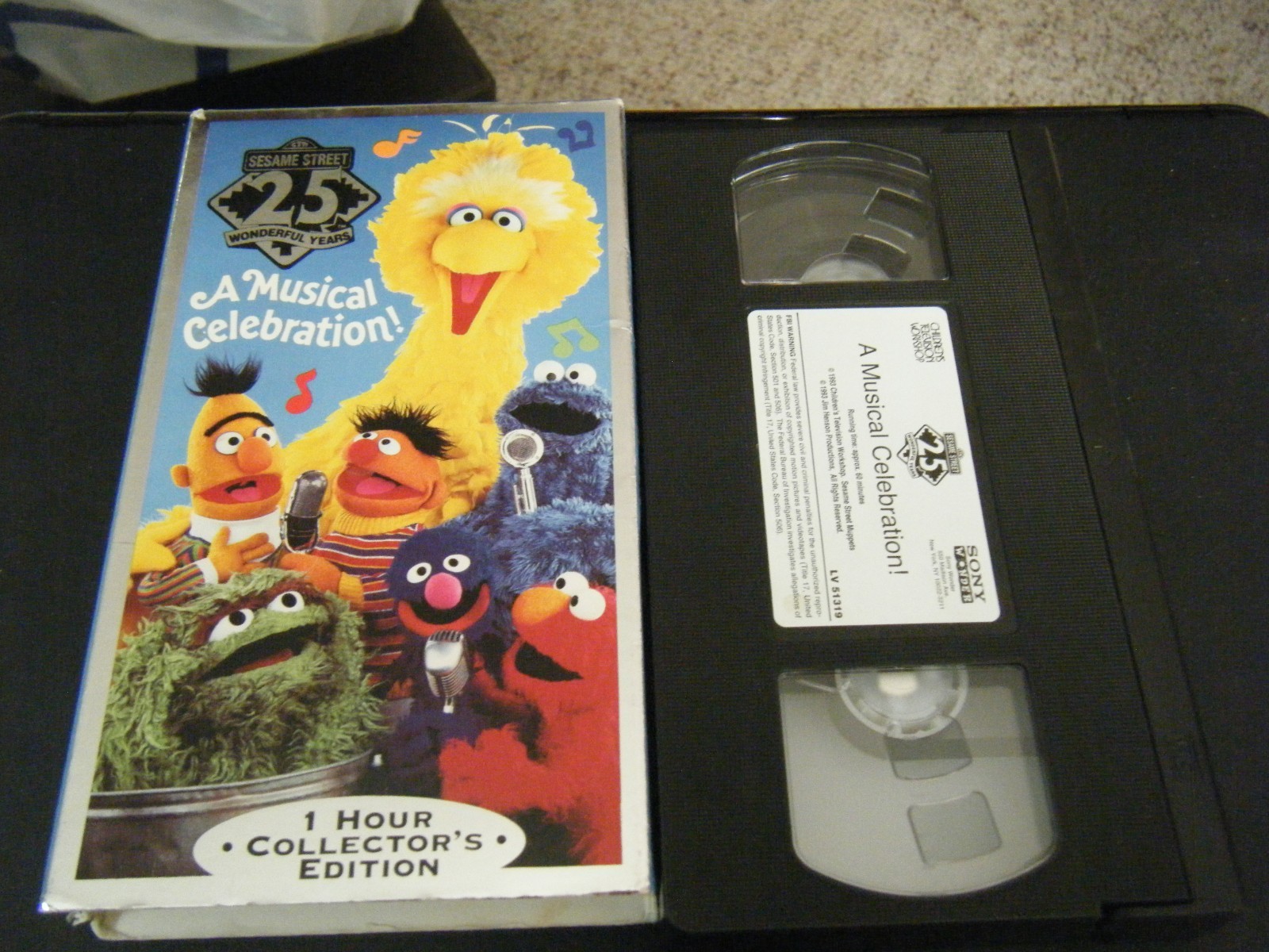 Sesame Street 25 Wonderful Years: A Musical Celebration (VHS, 1993 ...