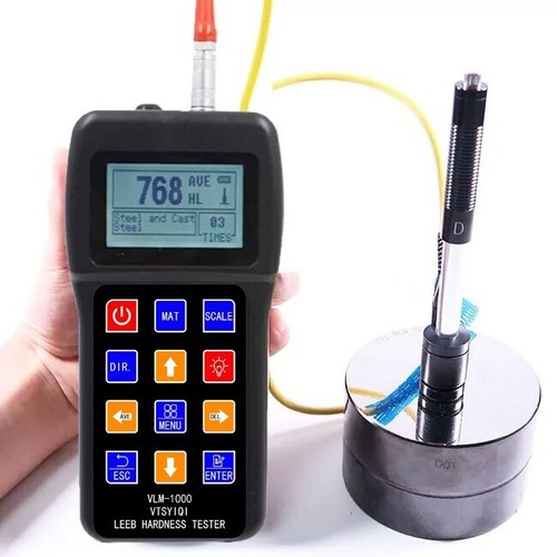 Leeb Hardness Tester Meter Gauge for Steel Iron Bronze Copper Metals 10 ...
