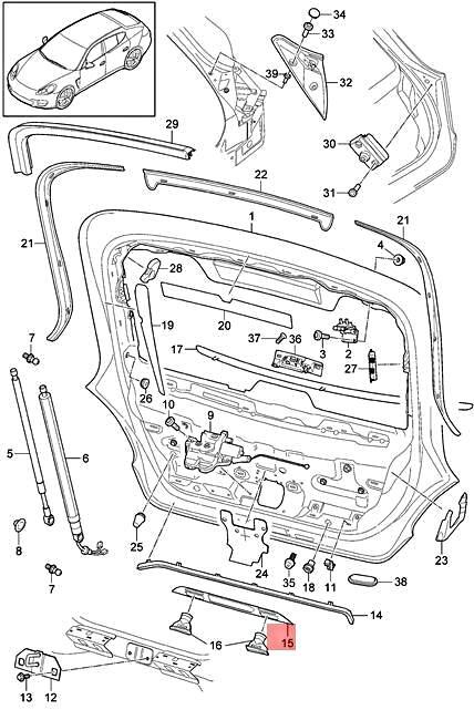 Genuine PORSCHE Panamera Porsche 970 Decorative Film 97051262700 | eBay