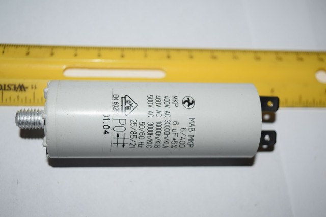 DVE En60252 MAB MKP 6/400 6uf -5 Original Capacitor -1 for sale online ...