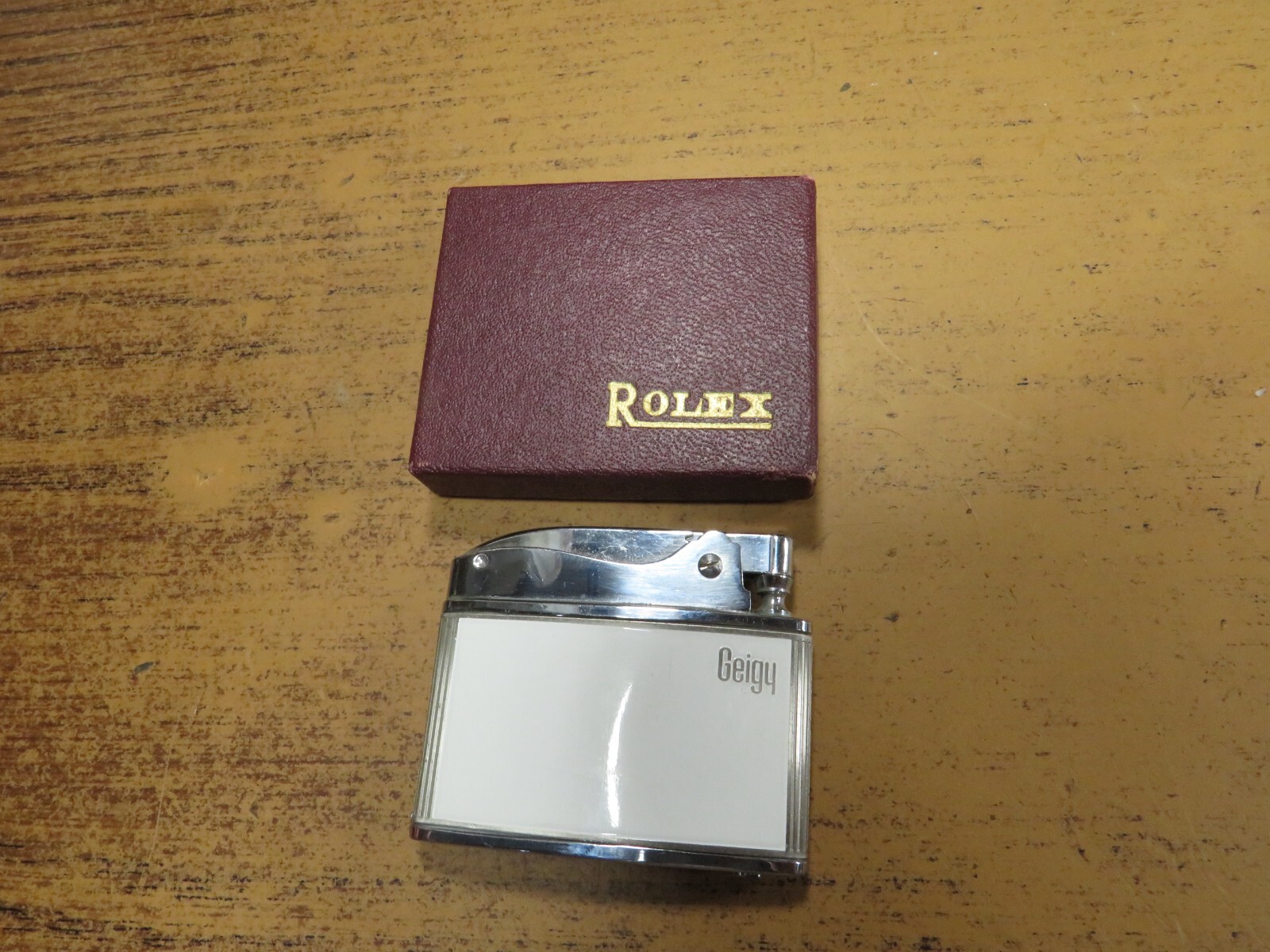 rolex vintage lighter Geigy Pharmaceuticals #2 | eBay