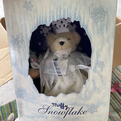 Vintage 1993 Muffy Vander Bear “Snowflake” By North American Bear Co ...