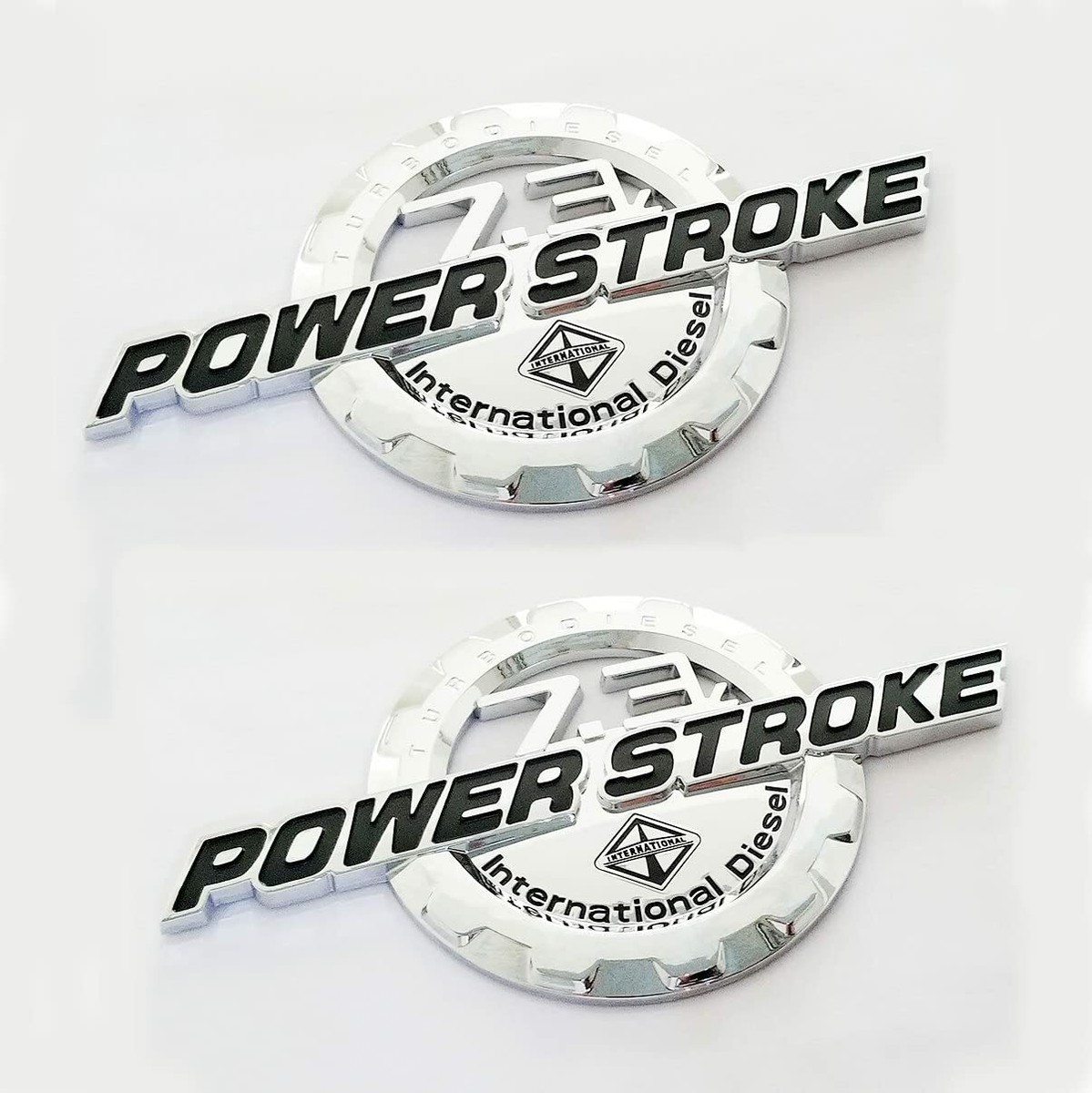 Logo Powerstroke P UNDERGROUND DESIGNS Power Stroke Rear Window Decal