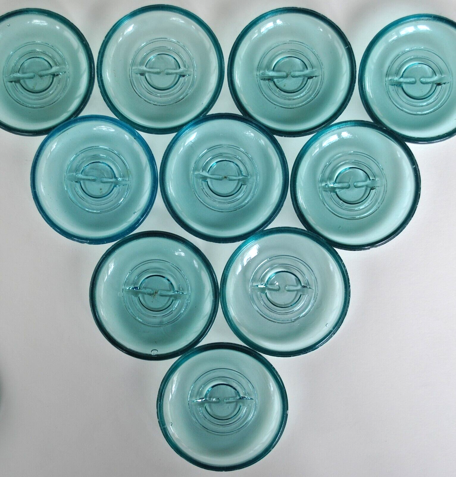 *1* Vintage BLUE LID for REGULAR~MOUTH BALL, ATLAS WIRE~BAIL CLOSURE ...