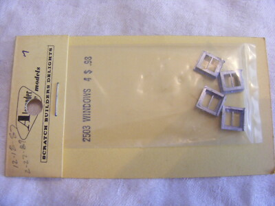 Vintage HO Scale Alexander Models 2503 Windows e | eBay
