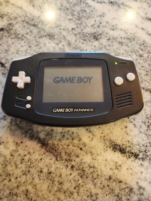 Nintendo Gameboy Advance Black Console AGB-001 Tested Working ...
