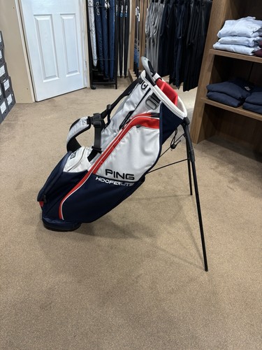 Ping Hoofer Lite Golf Bag - Red, Blue and White | eBay