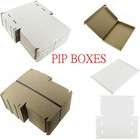 A4 A5 A6 ROYAL MAIL LARGE LETTER PIP CARDBOARD POSTAL BOXES PIP WHITE ...