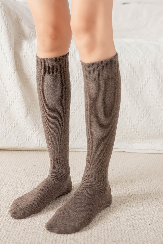 Extra Warm Wool Knee High Socks, Extra Thick Socks, Cold Winter Socks ...