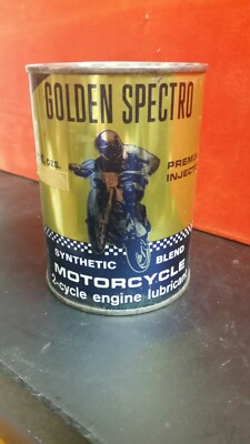 Golden Spectro Full Synthetic Blend 2 Cycle Engine Motorcycle Oil Metal ...
