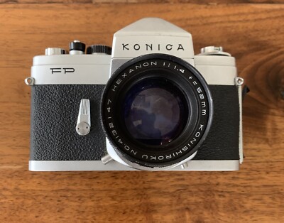 Rare 1963 Konica FP 35mm SLR Camera With 52mm F1.8 Hexanon Lens | eBay