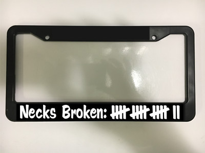Necks Broken v8 Hellcat JDM Drift Turbo Drag Import Race Car License ...