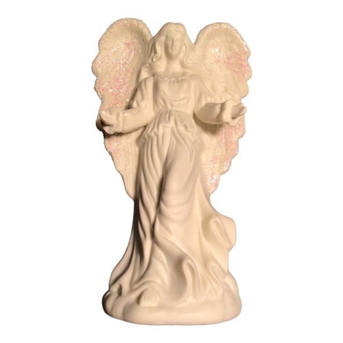 Vintage Collectable White Angel Christmas Figurine Beautiful Detailed ...