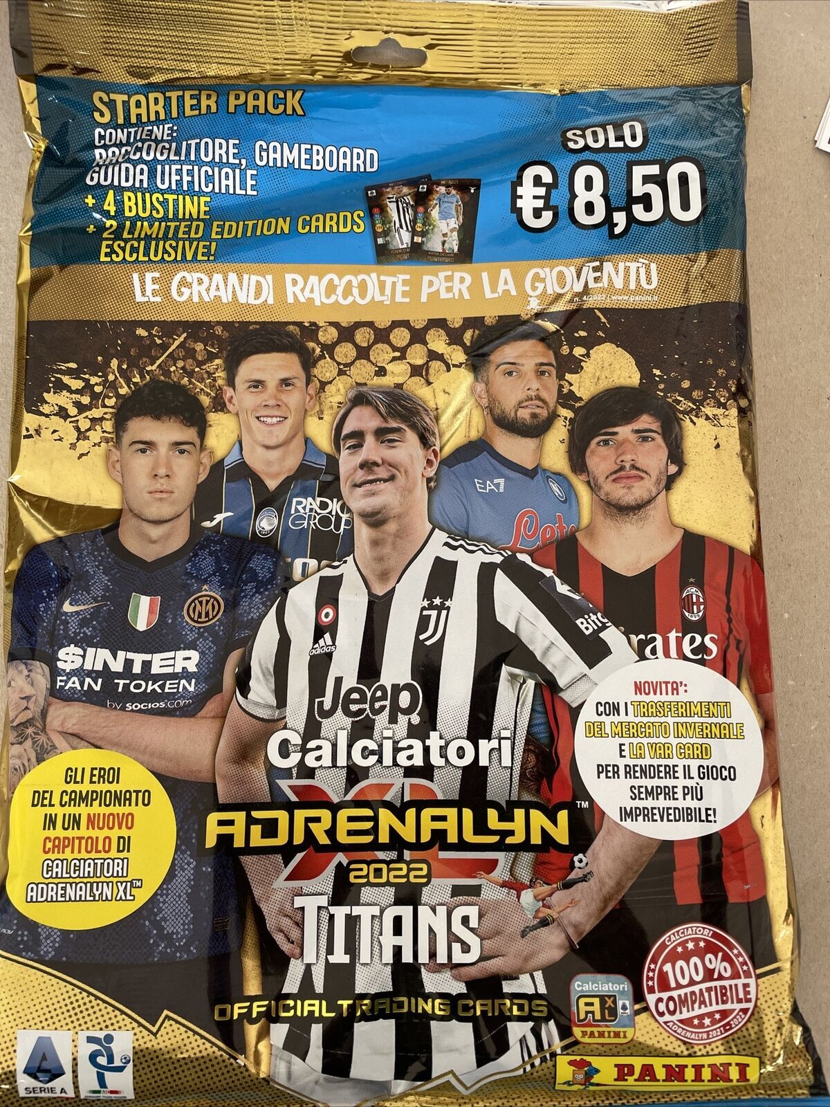 Starter Pack Footballer Adrenalyn 2022 Titans Collection Folder Game ...