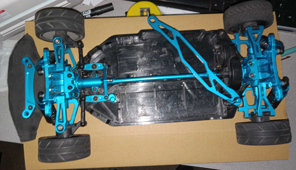 Uesed 1/10 Alloy Upgrade RC Chassis Tamiya TT02 Frame Kit | eBay