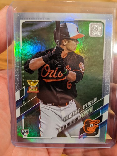 2021 Topps Update Ryan Mountcastle RC Rainbow Foil - Baltimore Orioles ...