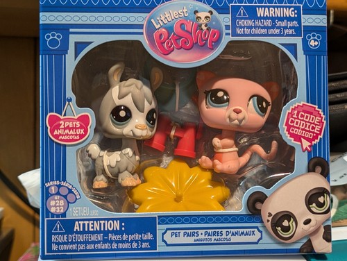 Littlest Pet Shop G7 Pet Pairs- #28 Grey Llama & #32 Pink Possum NIB | eBay