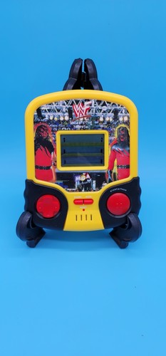 WWF LCD Handheld Game Kane Yellow Red 1997 WWE [Tested Working] RARE ...
