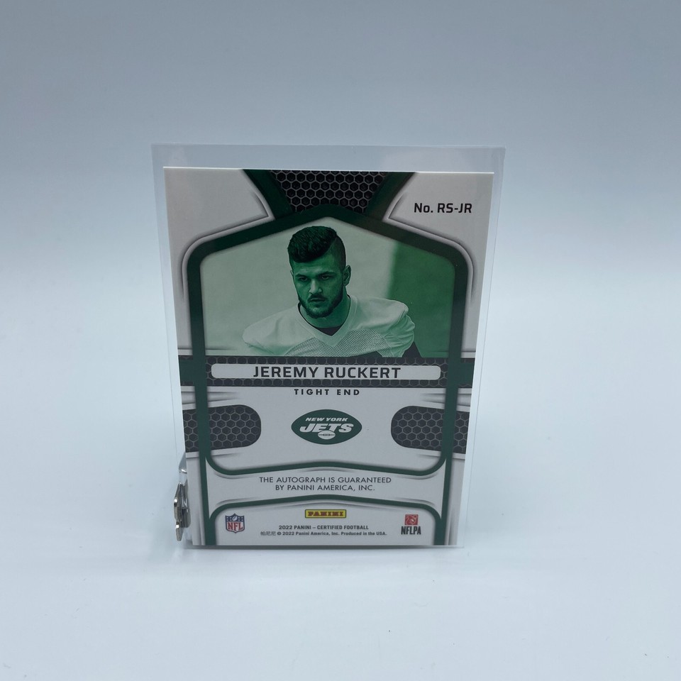 JEREMY RUCKERT 2022 PANINI CERTIFIED ROOKIE SIGNATURES RED MIRROR /99 ...