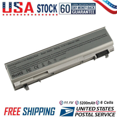 Battery For Dell Latitude E6400 E6410 E6500 E6510 Precision M2400 M4400 ...