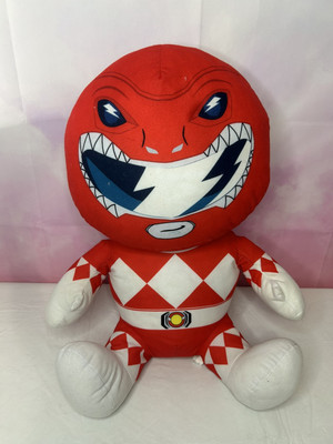 Red Power Ranger Action Figure Plush Stuffed Figure Toy 10” Toy Factory ...