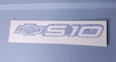 Chevrolet S10 Sticker PAIR: 2 Stickers: NOS | eBay