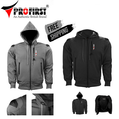 Mens Motorcycle Soft Shell Hoodies Motorbike Waterproof Removable ...