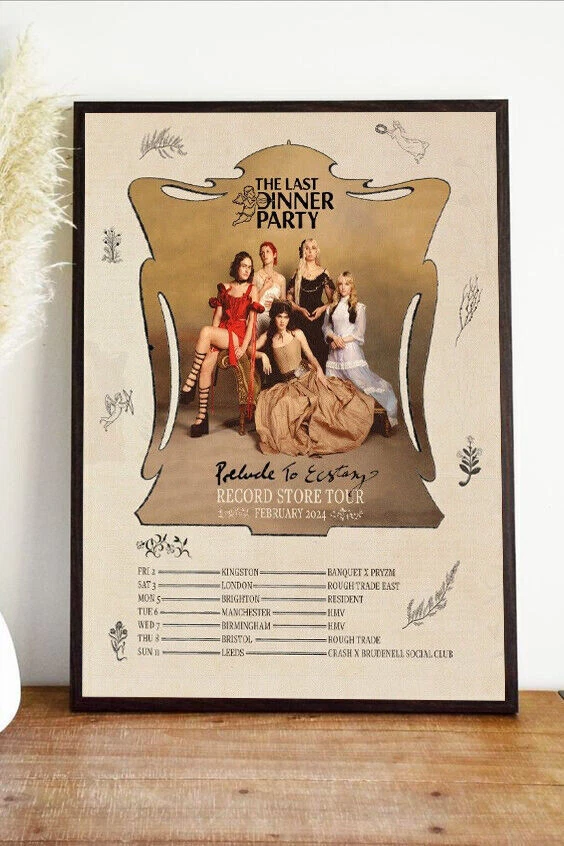 The Last Dinner Party Record Store Tour February 2024 poster sold by ...