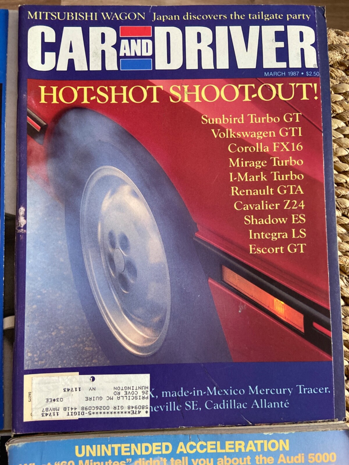 1987 Car and Driver Magazines | eBay