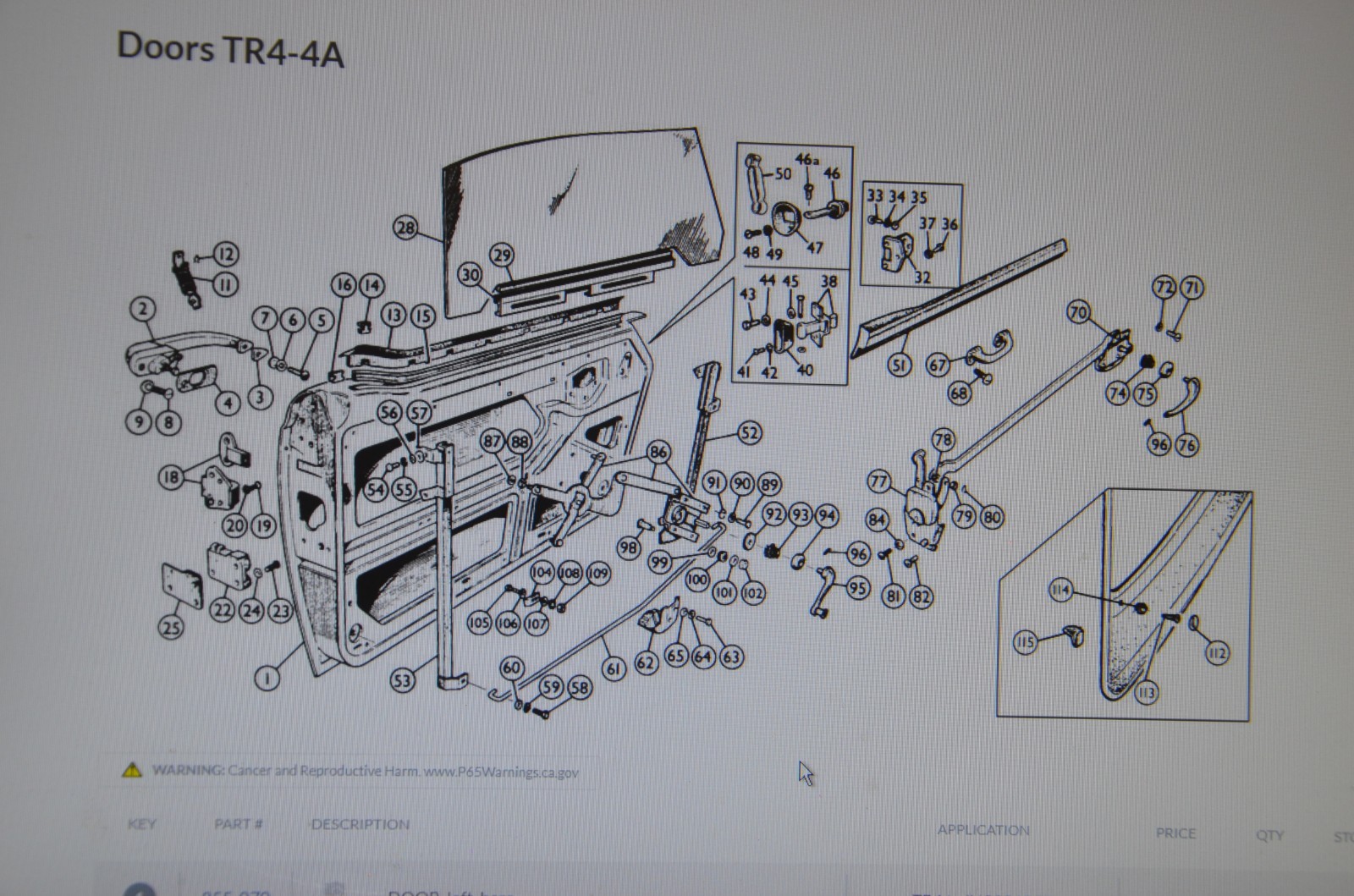 Triumph TR4 Stainless Steel Screw Set for Door Restraints. Set of 8 | eBay