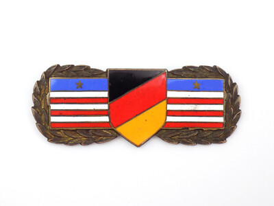 Original Post-WWII US Army Europe German Labor Service Unit Badge | eBay