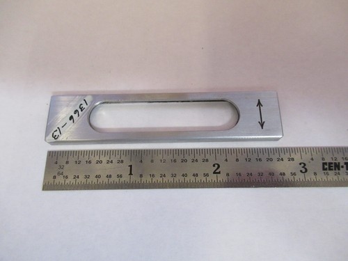 BAUSCH LOMB POL OPTICS QUARTZ WEDGE SLIDE MICROSCOPE PART AS PICTURED ...