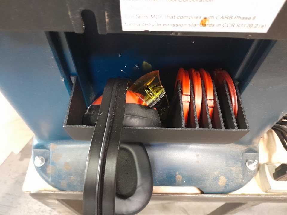 bosch router table ra1181 organizer and 2 insert rings | eBay