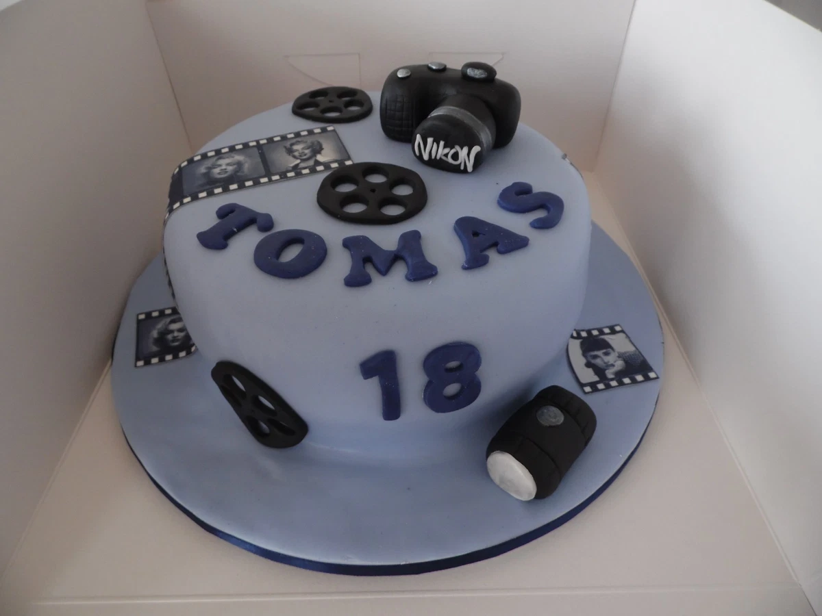 Happy Birthday Camera Cake