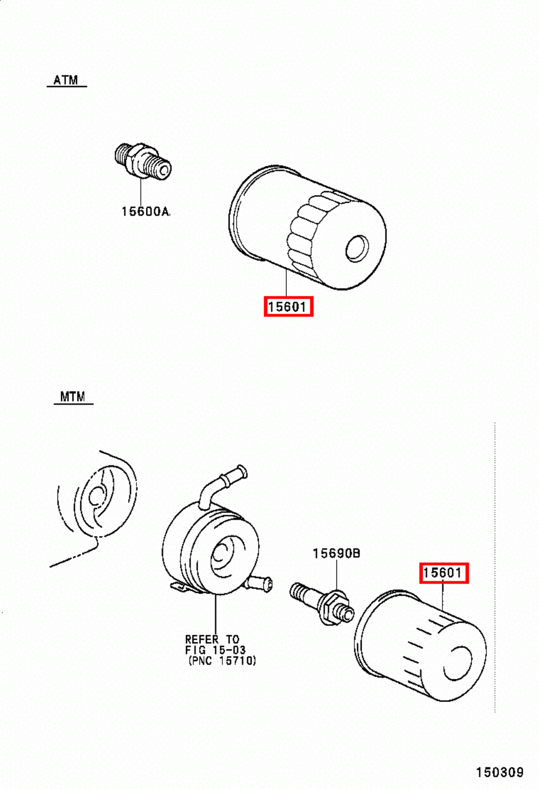 Genuine Camry VCV10 MCV36 MCV31 MCV30 MCV20 MCV10 3.0 3.3 Oil Filter ...