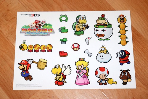 Paper Mario Sticker Star Rare Stickers