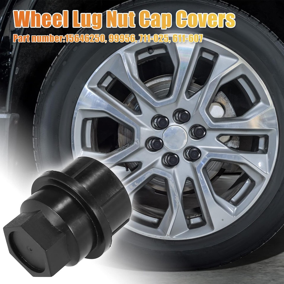 36PCS Lug Nut Cover Cap 15646250 Fit for Chevrolet GMC SAVANA 1500 2500 ...