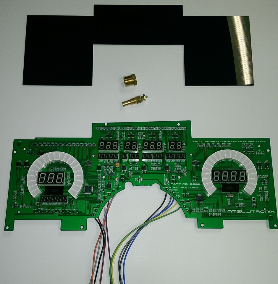 C3 Corvette 1984-1989 LED Digital Dash Gauge Instrument Cluster Direct ...