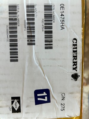 Cherry Micro Switch P/N E14-75HA | eBay