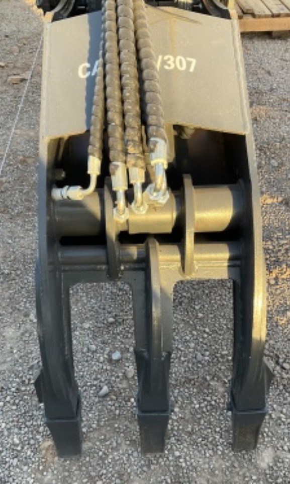 Swivel Head Rotating Log Grapple Bucket Attachment CAT Caterpillar 305 ...