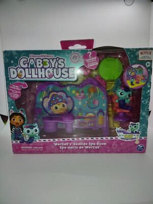 Gabby's Dollhouse Mercats Seaside Spa Play Room Toy New | eBay