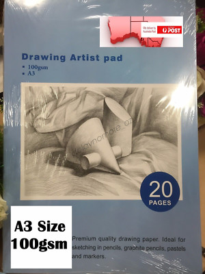 A3 Drawing Paper Art Artist Sketchbook Sketch Pad Journal Graphite ...