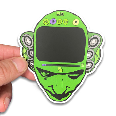 Media Player Sticker | eBay
