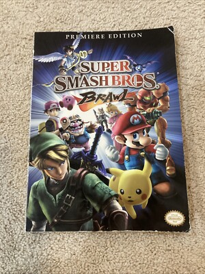 SUPER SMASH BROS BRAWL PREMIER EDITION STRATEGY GUIDE BOOK PRIMA WII ...