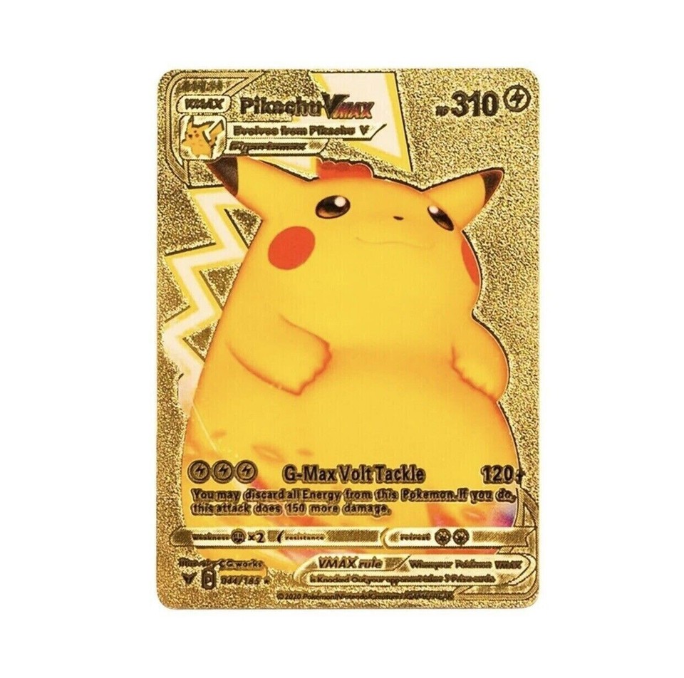 55Pcs Pokemon Card Foil GOLD PACK CARDS TCG GX Vmax GX Card Charizard ...
