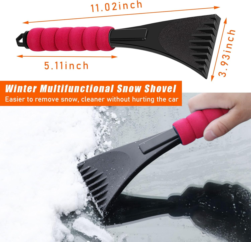 Ice Scraper for Car Windshield, Scratch-Free Auto Windshield Scraper ...